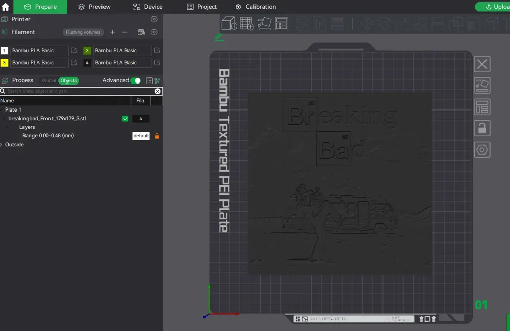 Breaking Bad Ray Gun Olympics Meme HueForge by NoProblem - MakerWorld