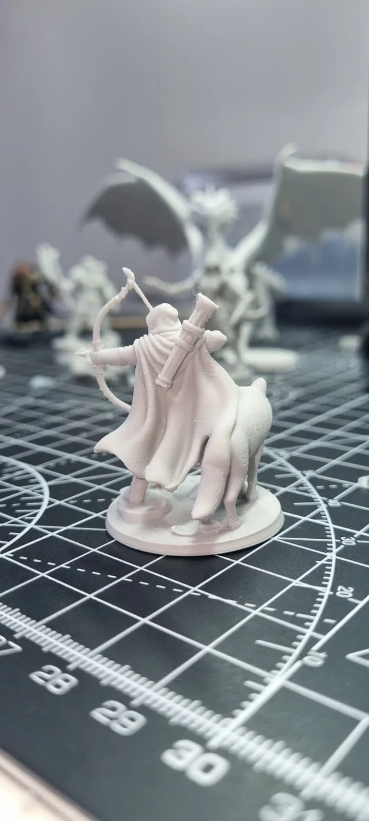 Ranger Human/Elves Male D&D Miniature (40mm) - Free 3D Print Model ...