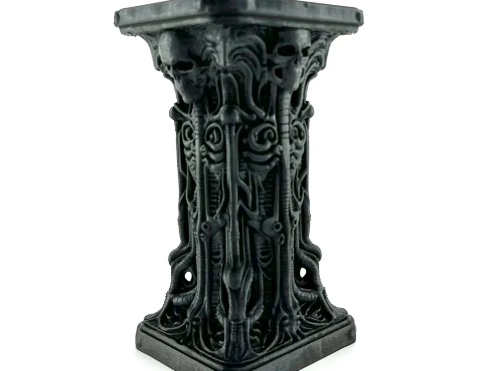 Xeno Style Giger Pillar Stand by ChainsawGraphics MakerWorld: Download ...
