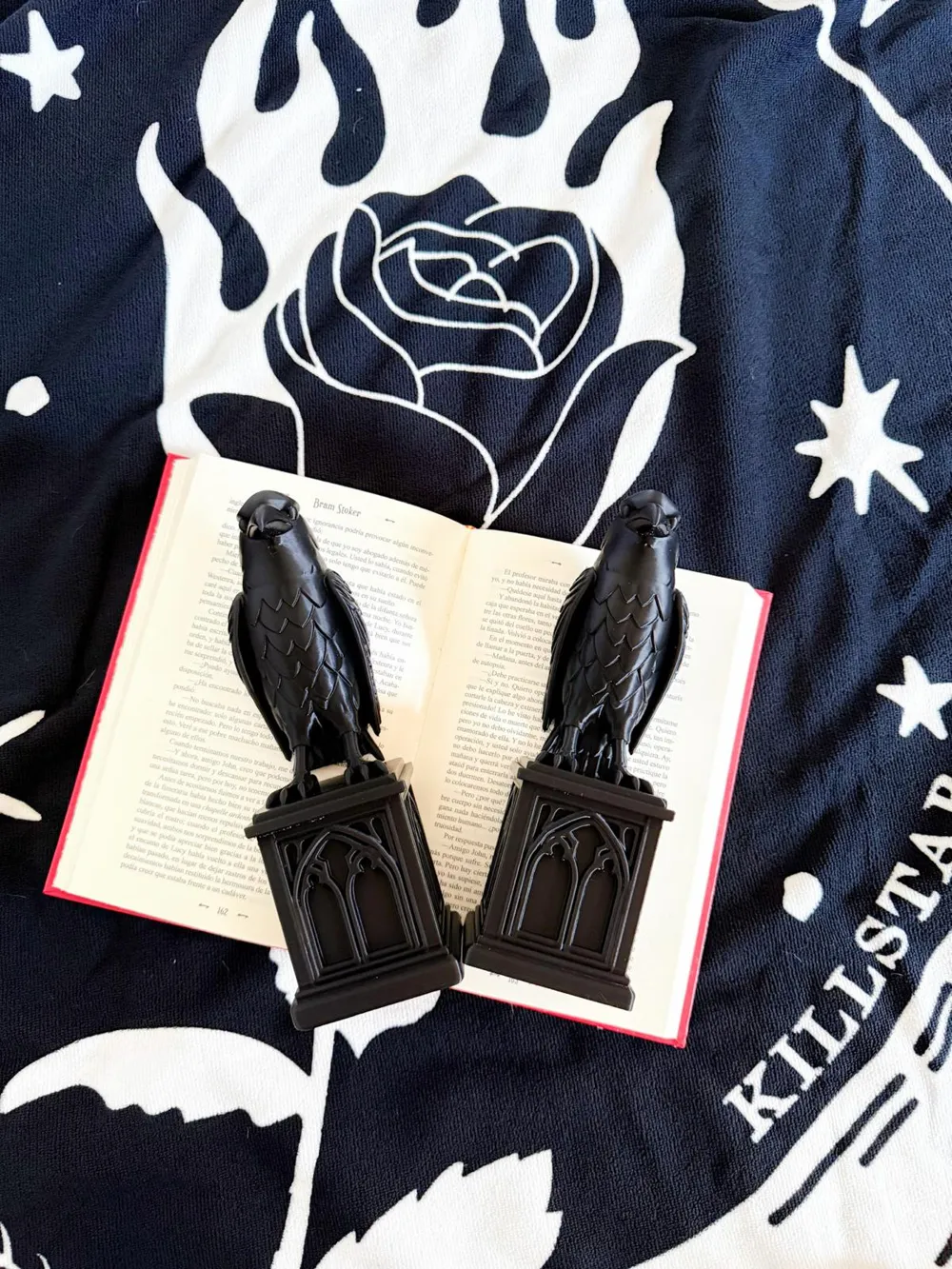 Gothic Raven Bookends Crow Book End Gothic Home by Akshan_Designs ...