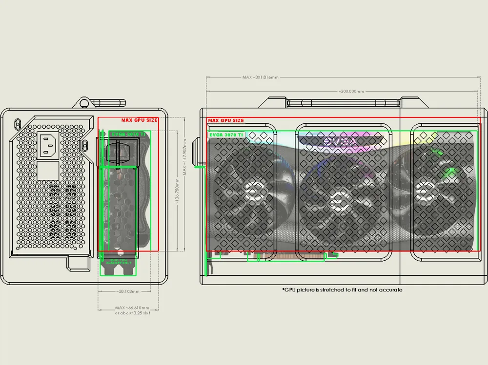 Minisforum DEG1 外置显卡扩展坞/机箱 来自 Dopins MakerWorld：免费下载 3D 模型