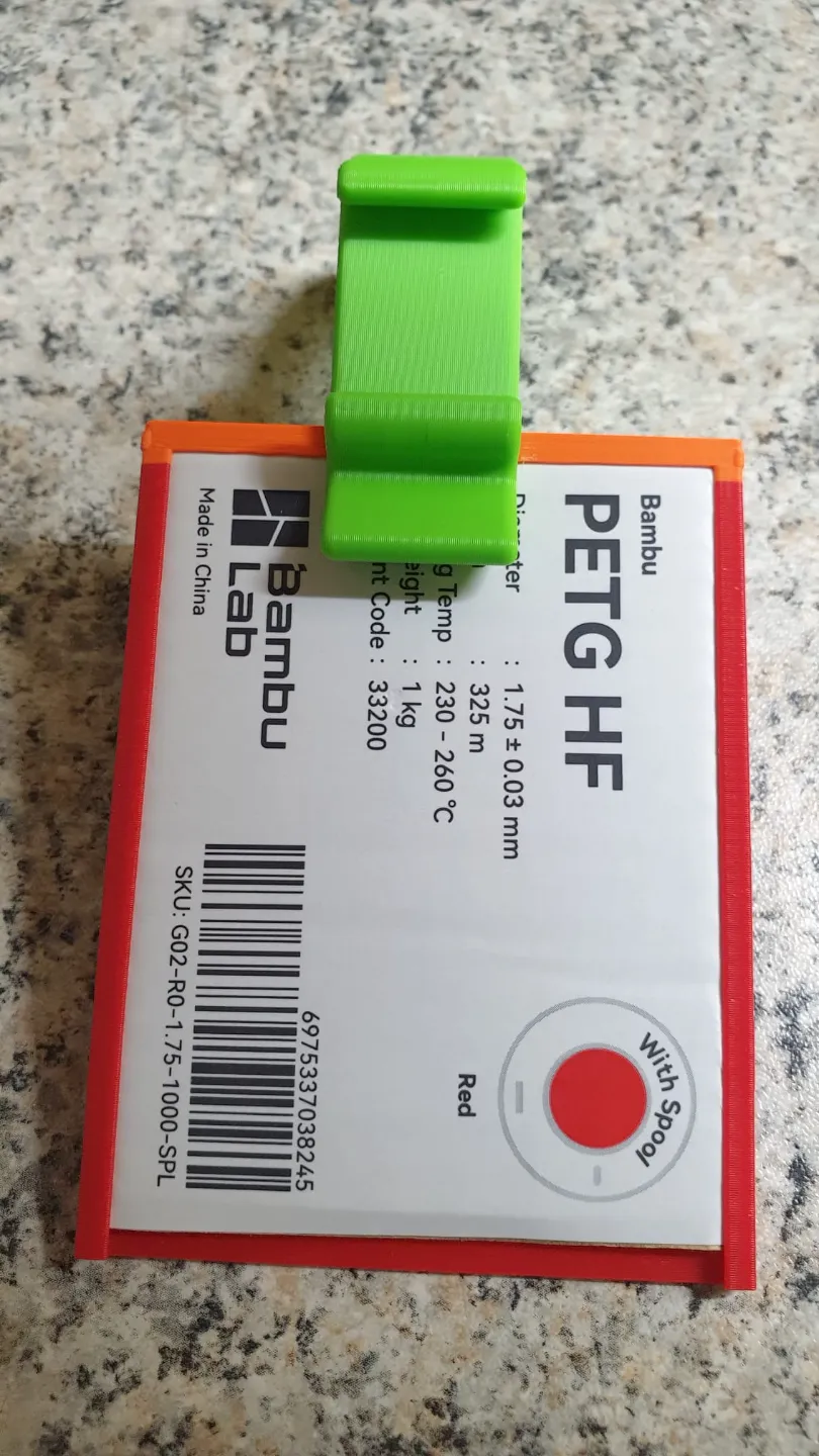 Bambu Filament Label Holder Ecosystem Remixed by Snakewoz MakerWorld ...