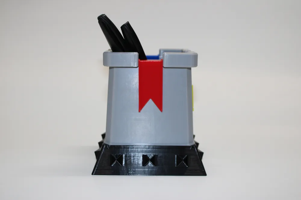IRL Clash Princess Tower Pencil Holder - Free 3D Print Model - MakerWorld