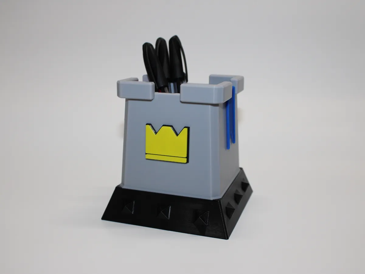 IRL Clash Princess Tower Pencil Holder - Free 3D Print Model - MakerWorld