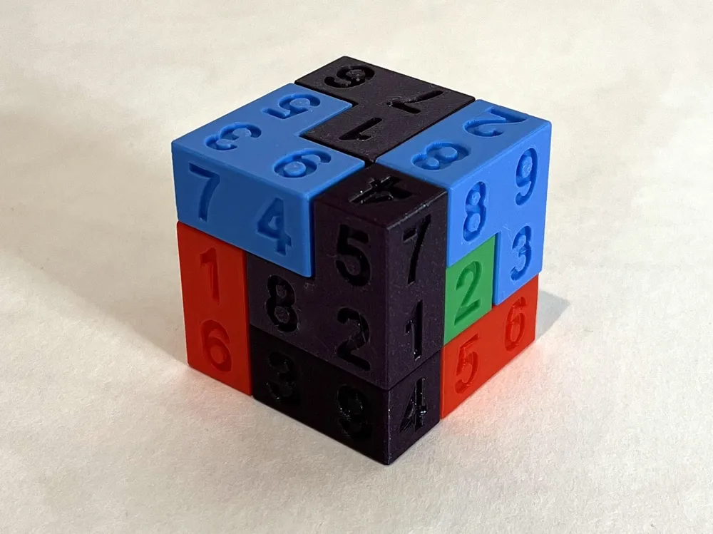 Sudoku Cube - 3D Number Puzzle by anneck - MakerWorld