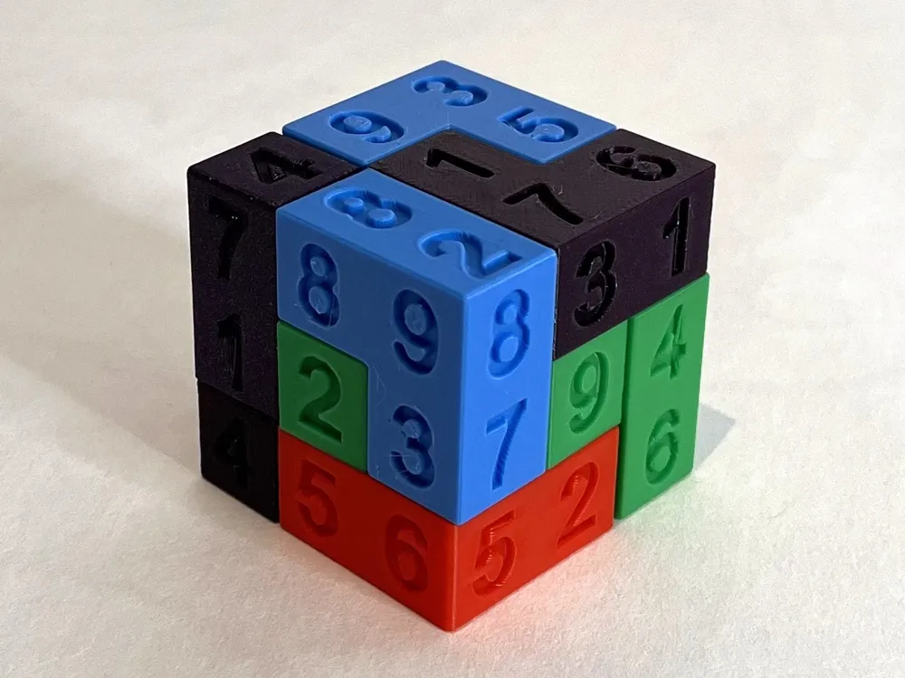 Sudoku Cube - 3D Number Puzzle by anneck - MakerWorld