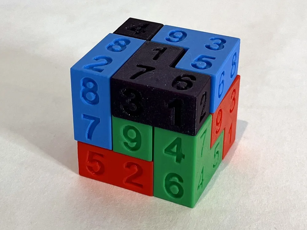 Sudoku Cube - 3D Number Puzzle by anneck - MakerWorld