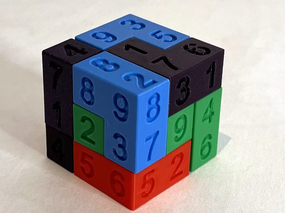 Sudoku Cube - 3D Number Puzzle by anneck - MakerWorld