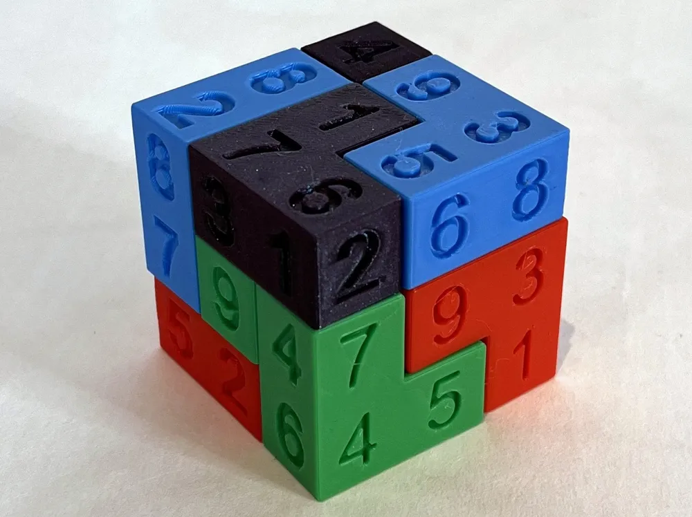Sudoku Cube - 3D Number Puzzle by anneck - MakerWorld