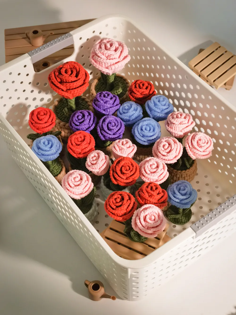 Knitted Rose Ornament | Screw Assembly | No Supports Easy Print - Free ...