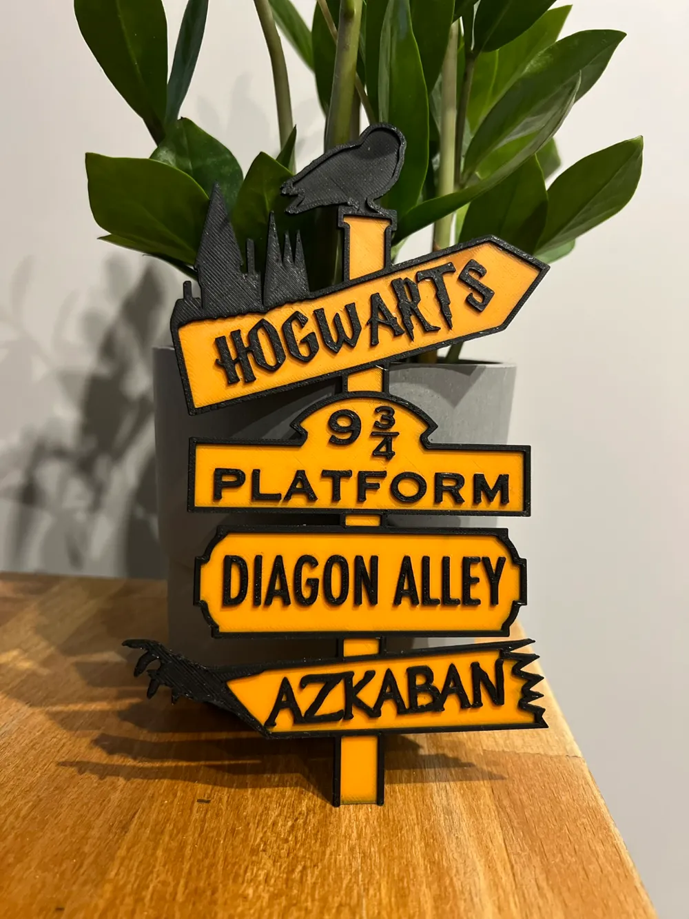 Harry Potter Bookmark Road Sign by peterow - MakerWorld