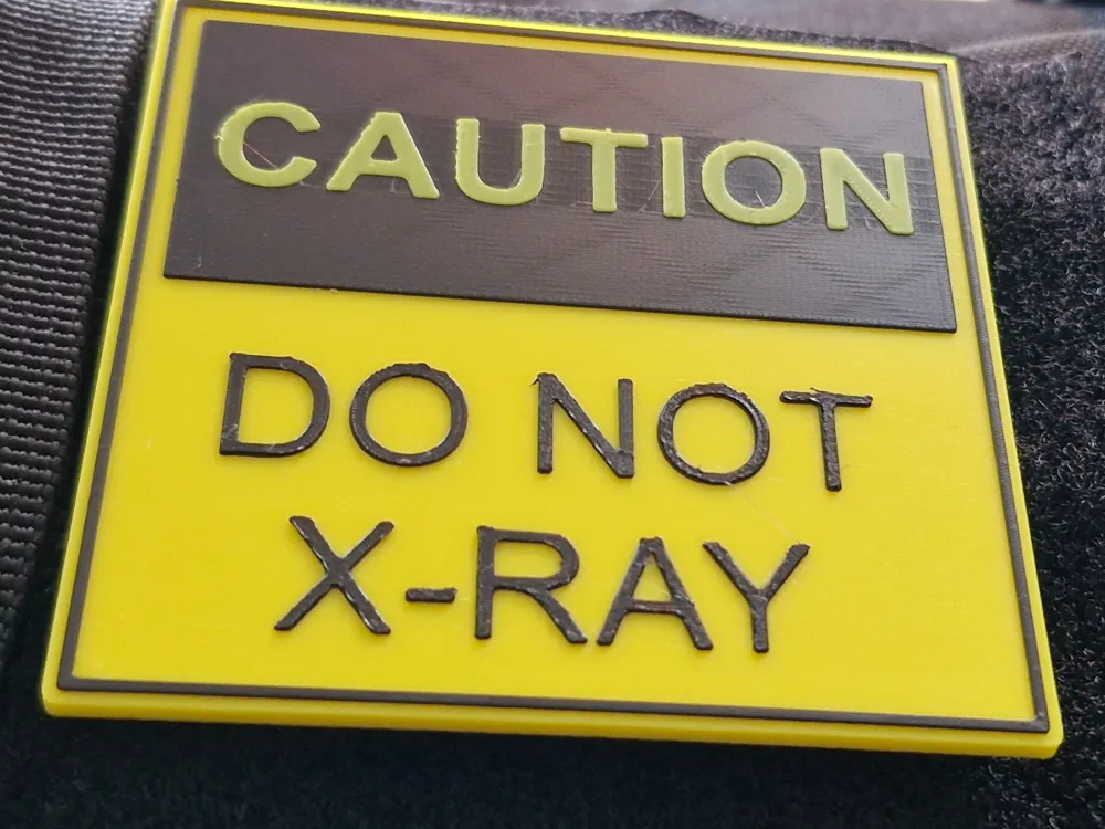Label No X-Ray by Maanprint - MakerWorld