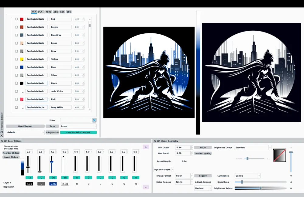 Batman hueforge not AMS by anselmoch - MakerWorld
