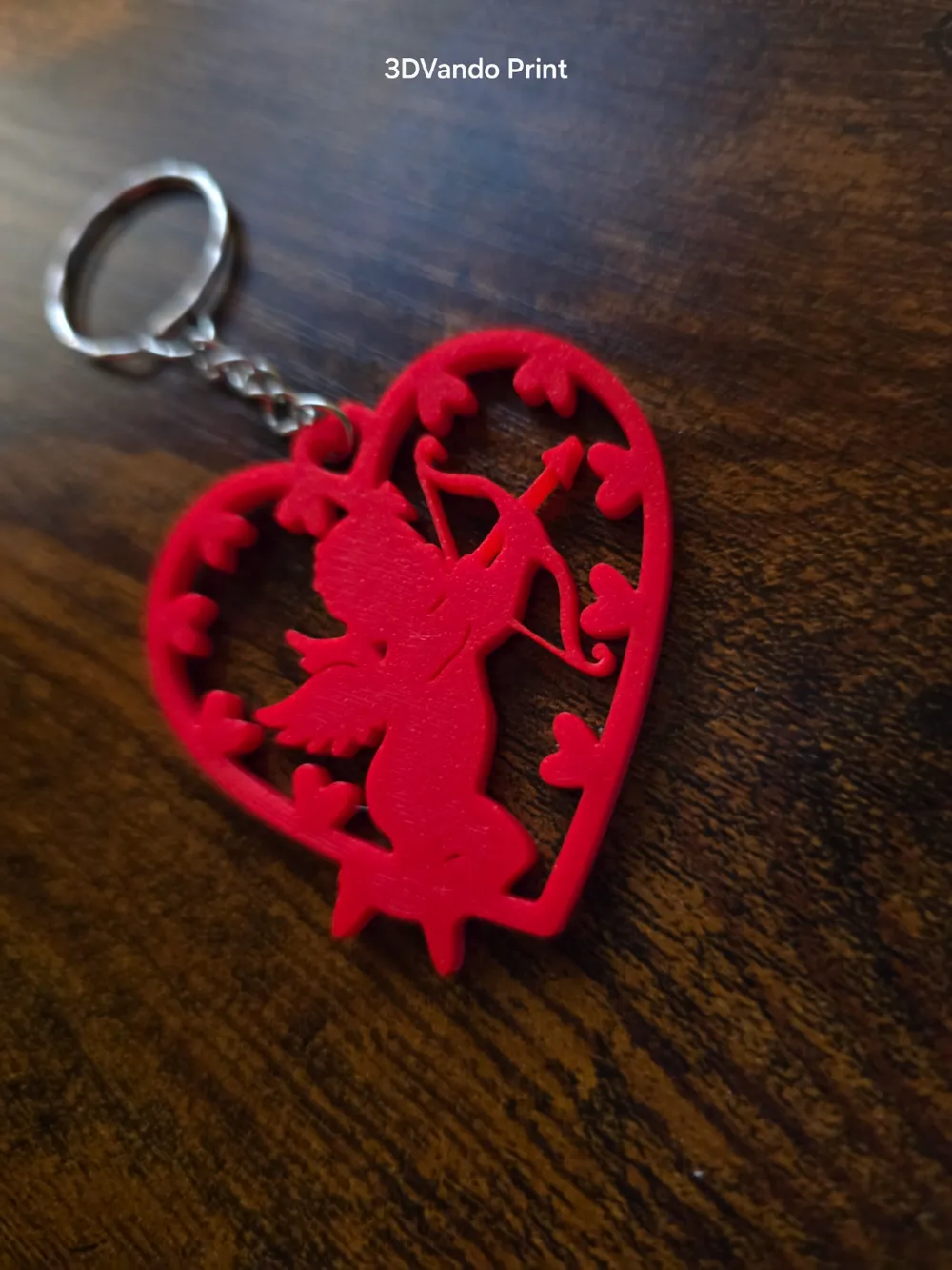 Keychain Cupid Heart by 3DVandoPrint - MakerWorld