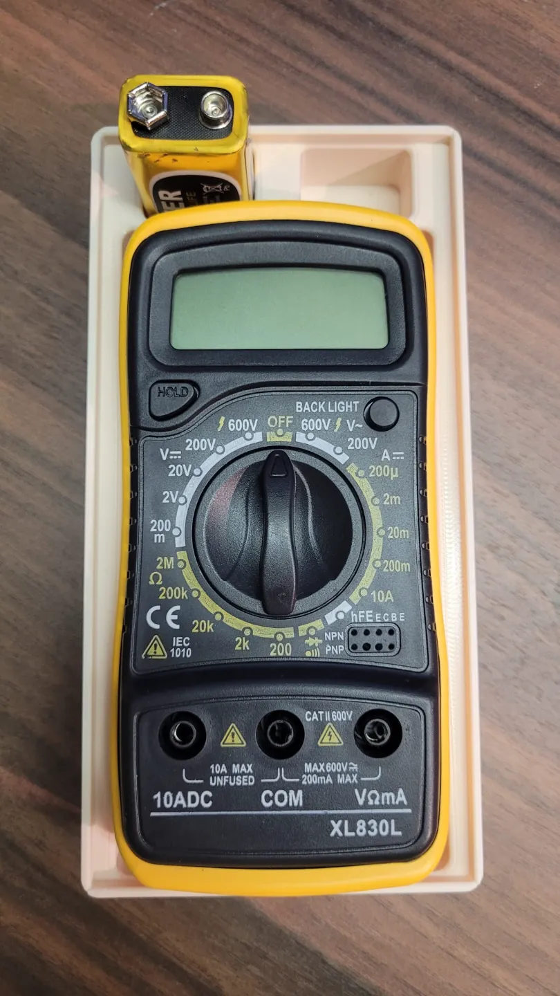 Gridfinity Multimeter storage with compartments by Shinzou MakerWorld: Download Free 3D Models