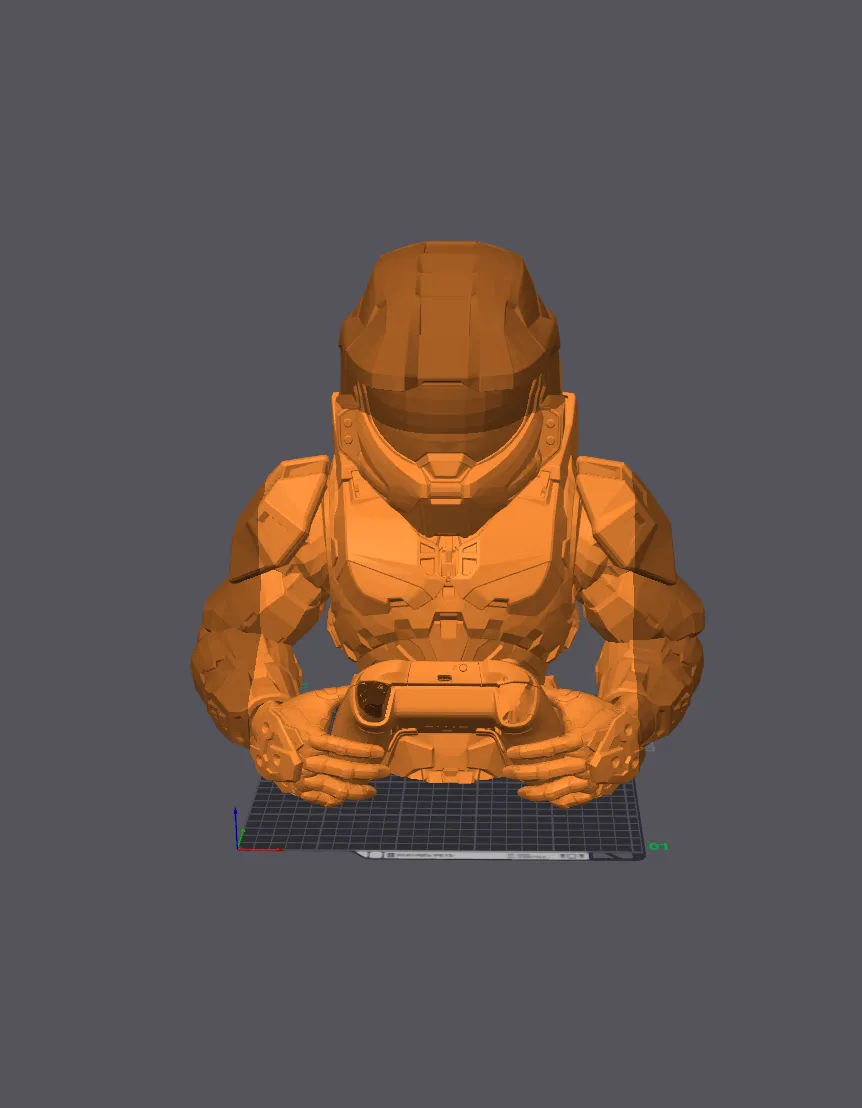 Master Chief Bust Stand for Gaming Gear by Riplock MakerWorld: Download ...