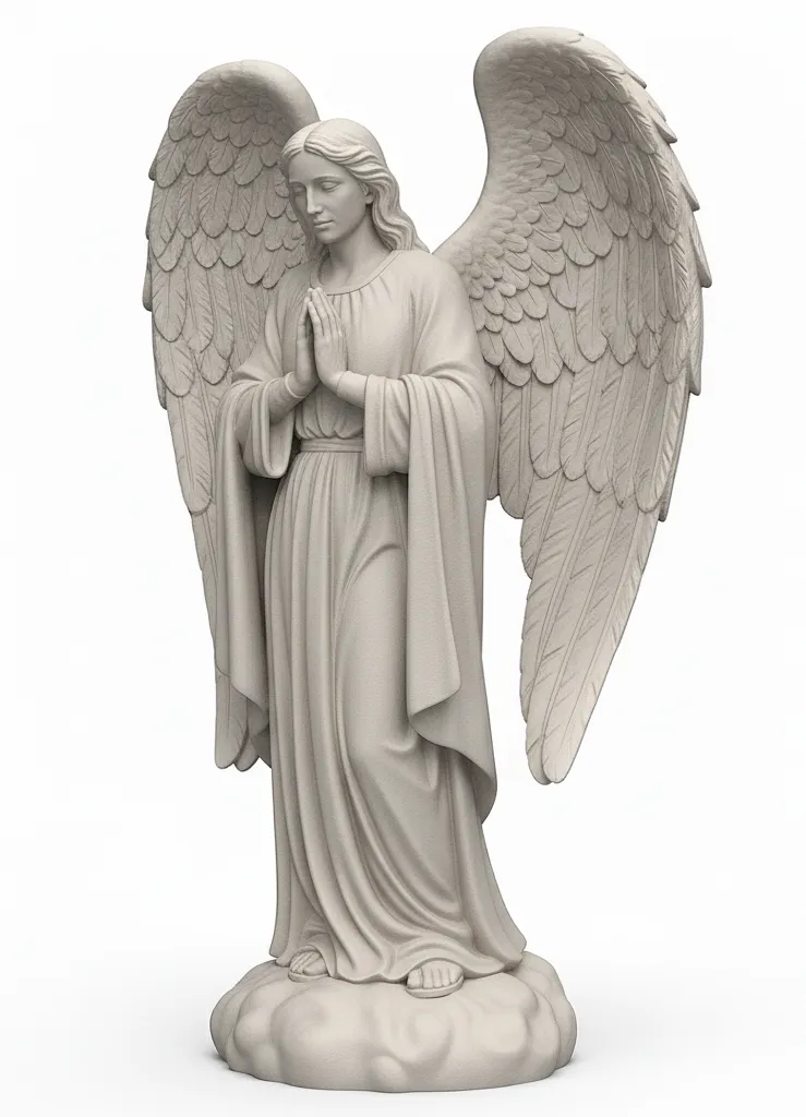 Realistic Archangel Gabriel for Nativity scene - Free 3D Print Model ...