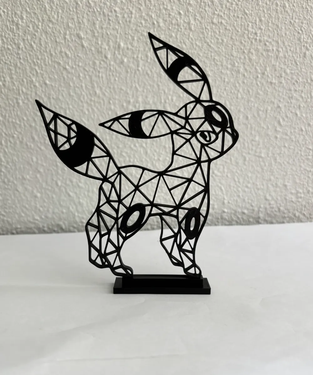 Geometric Umbreon Pokémon by 3DPrintastica - MakerWorld