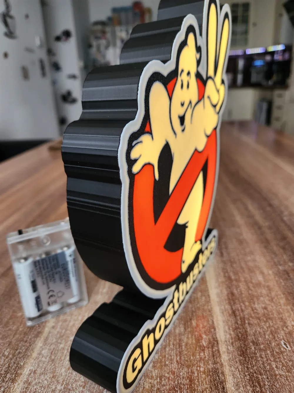 Ghostbusters 2 Logo Lightbox lamp lampe led - Free 3D Print Model ...