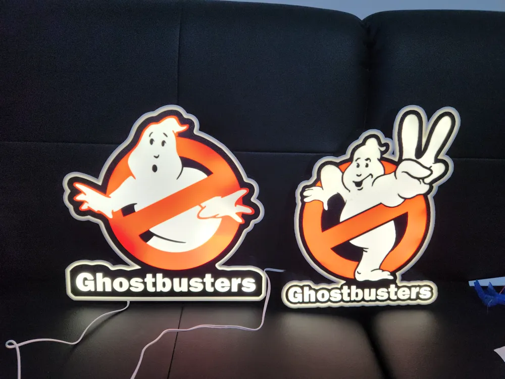 Ghostbusters 2 Logo Lightbox lamp lampe led by Calipitter - MakerWorld