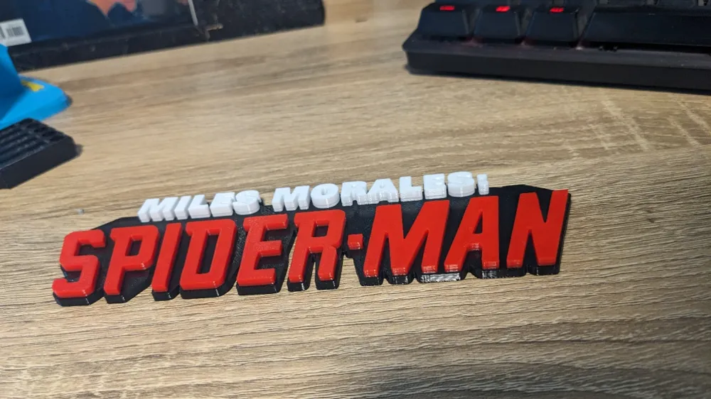 Miles Morales Logo - Free 3D Print Model - MakerWorld