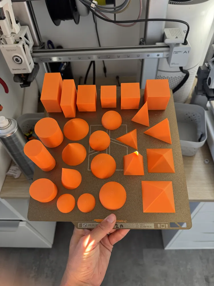 Geometric solids, types to classify by clemG - Impression 3D perso ...