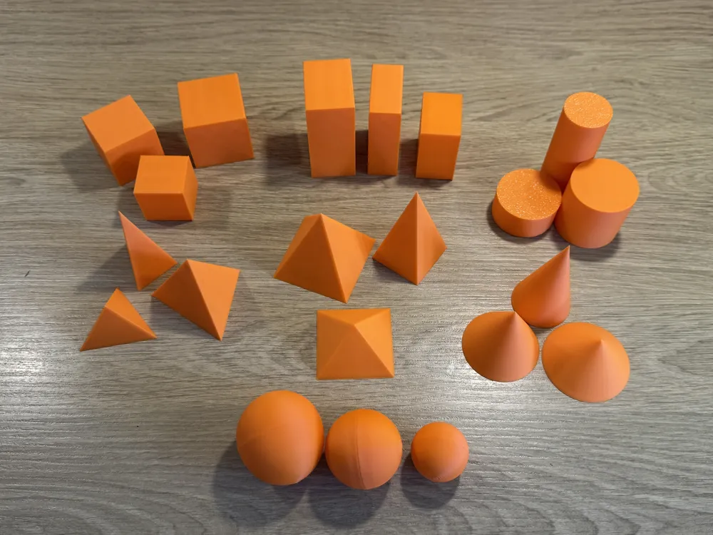 Geometric solids, types to classify by clemG - Impression 3D perso ...