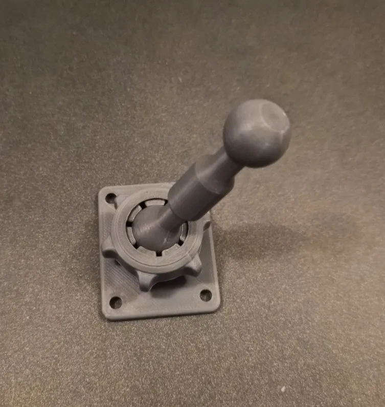 17mm Ball Mount Adapter Socket, AMPS 30x38mm - Free 3D Print Model ...