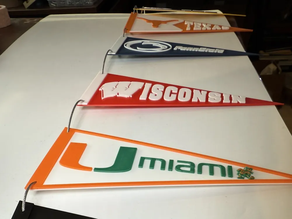 University of Wisconsin Pennant by rysock - MakerWorld