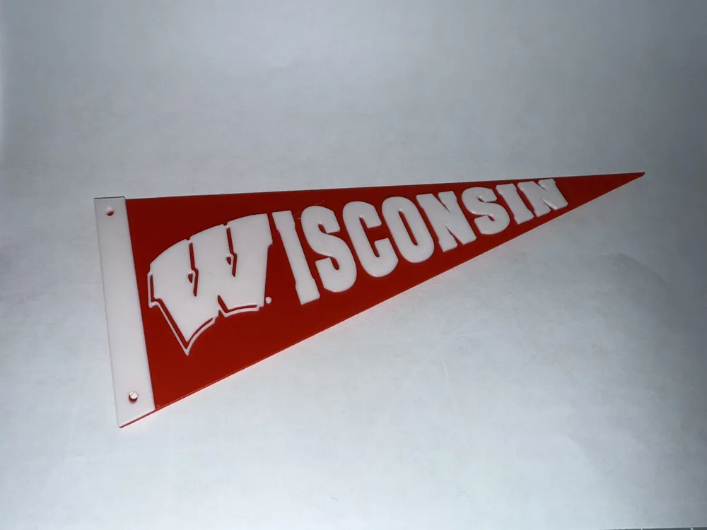 University of Wisconsin Pennant by rysock - MakerWorld