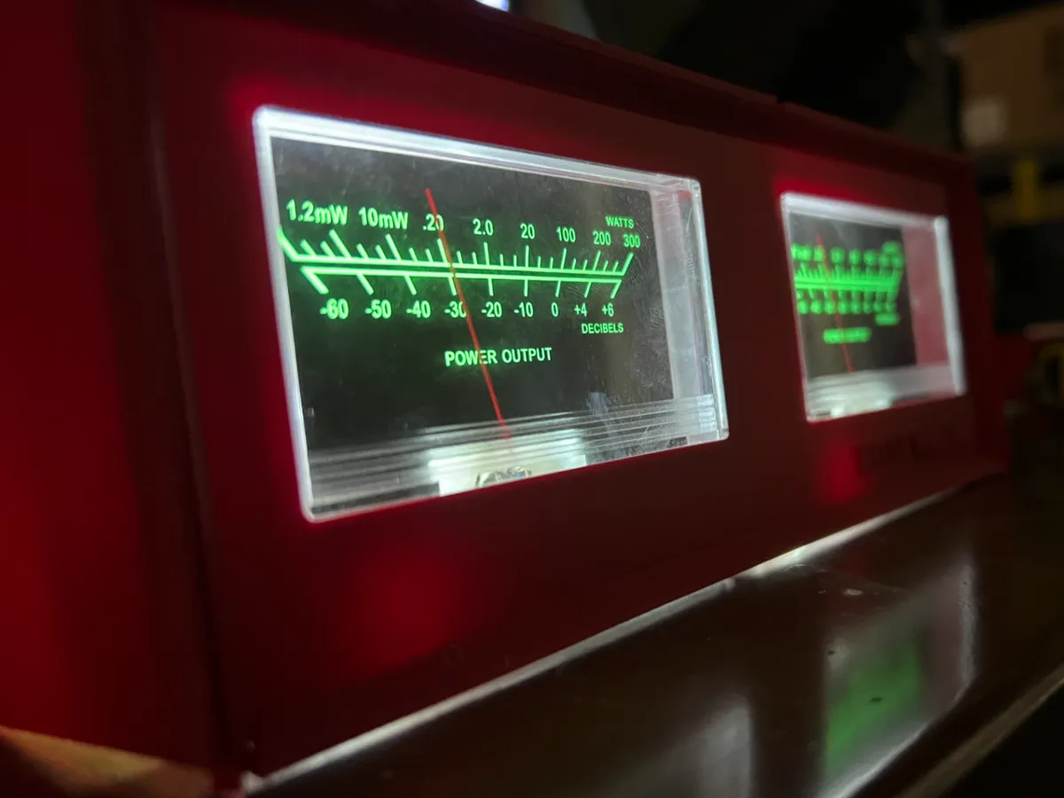 Nostalgic Audio VU Meter Music Companion Ammeter Voltmeter - Free 3D ...