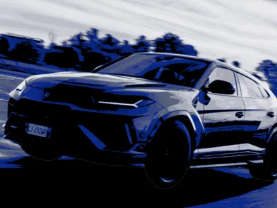 Lamborghini Urus Performante HueForge. - Free 3D Print Model - MakerWorld