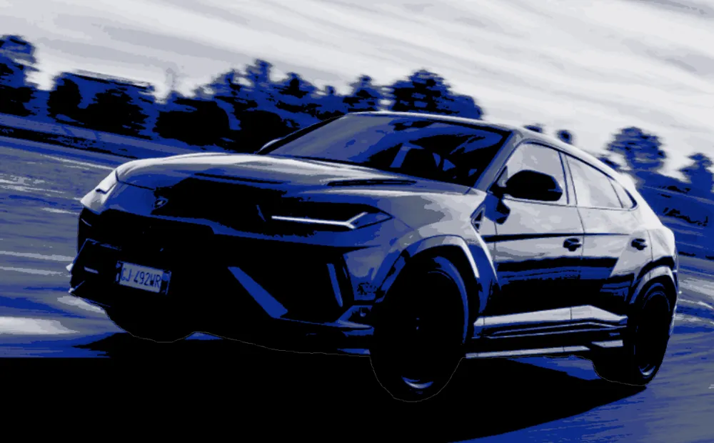 Lamborghini Urus Performante HueForge. - Free 3D Print Model - MakerWorld