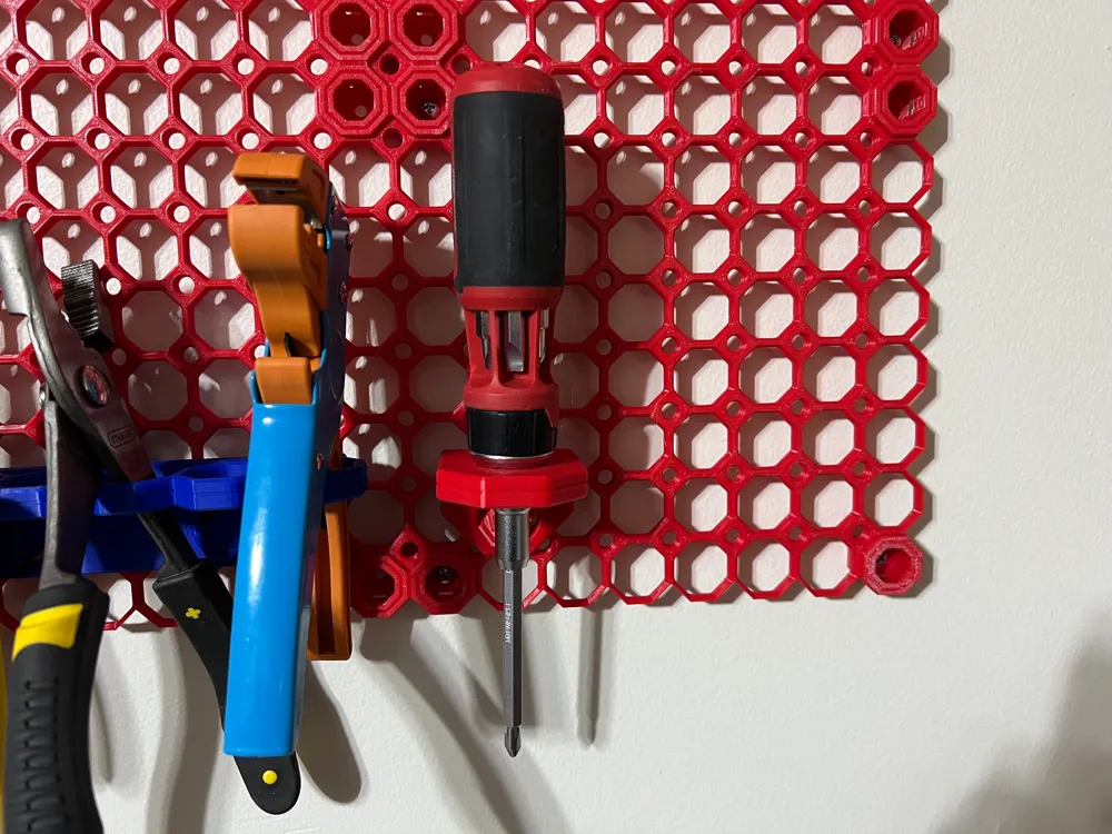 Multiboard Single Cavity Screwdriver, Plier, or Other Tool Holder by Daboo Designs LLC - MakerWorld