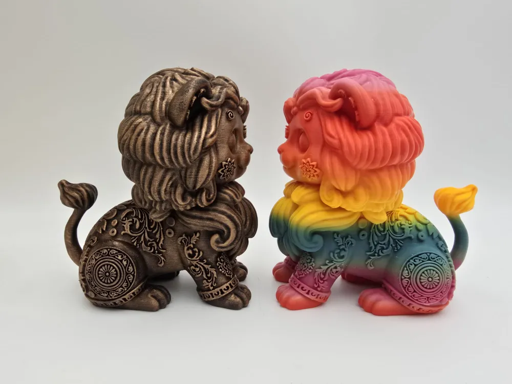 Ornamental Lion by Messy_Panda MakerWorld: Download Free 3D Models