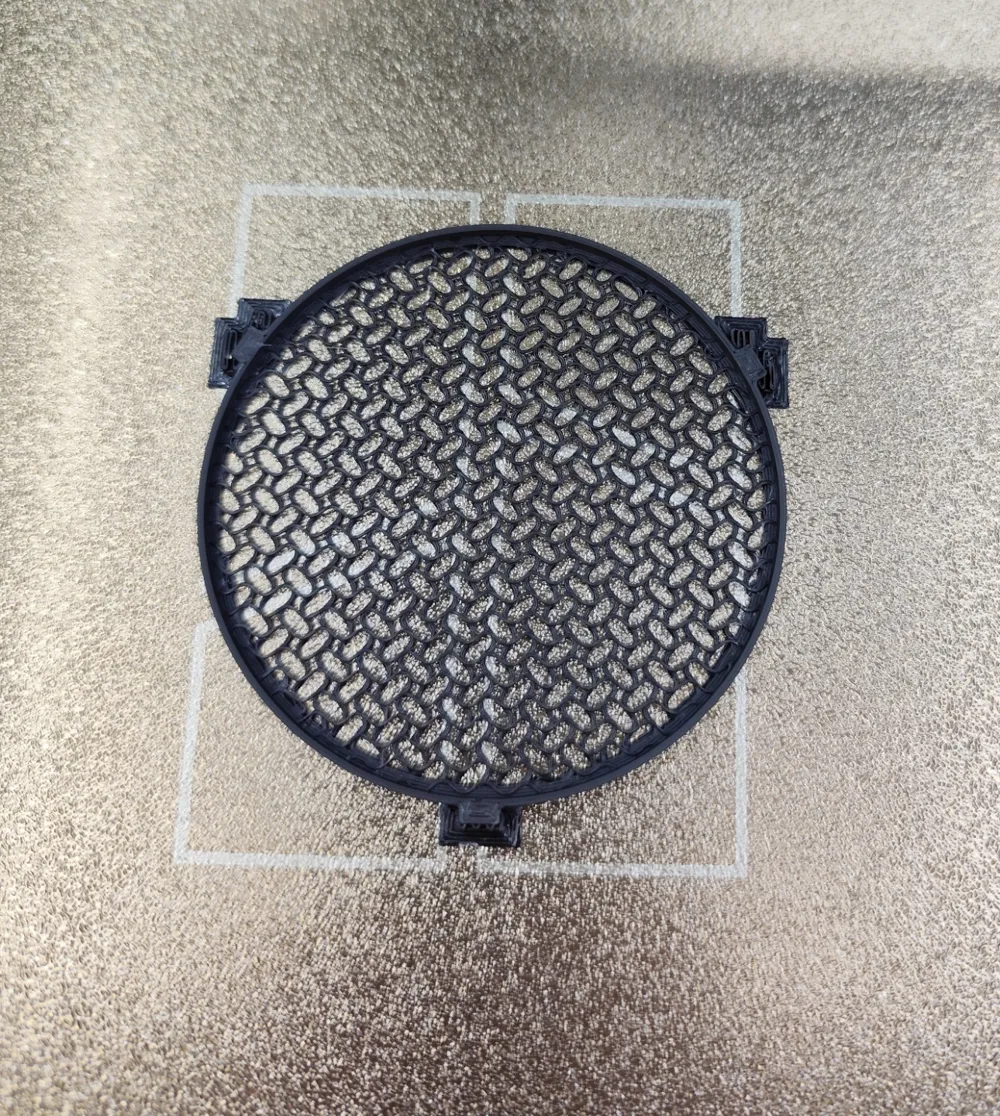 Aux Fan Grill-Cover for P1P/P1S by 3DItaly - MakerWorld