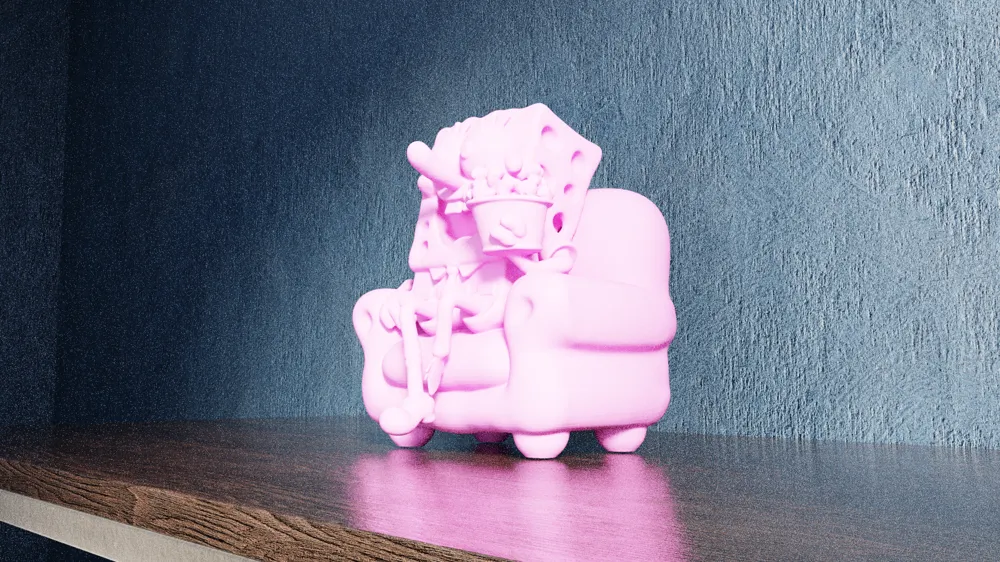 Couch Spongebob - Free 3D Print Model - MakerWorld
