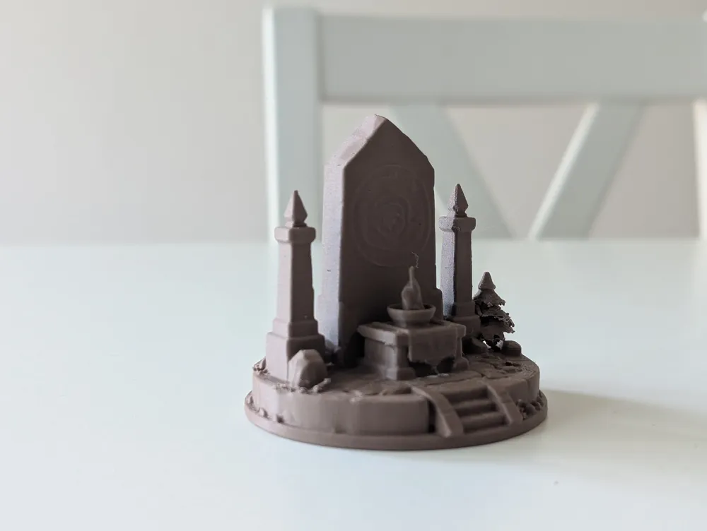 Arcane Wizard Shrine – 3D Diorama Sculpture - Free 3D Print Model ...