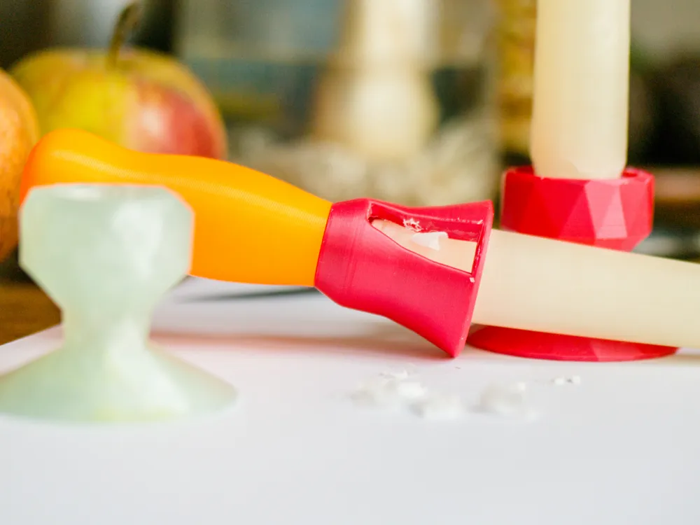 Candle Sharpener & Holder (candlestick) by Meister Edel - MakerWorld