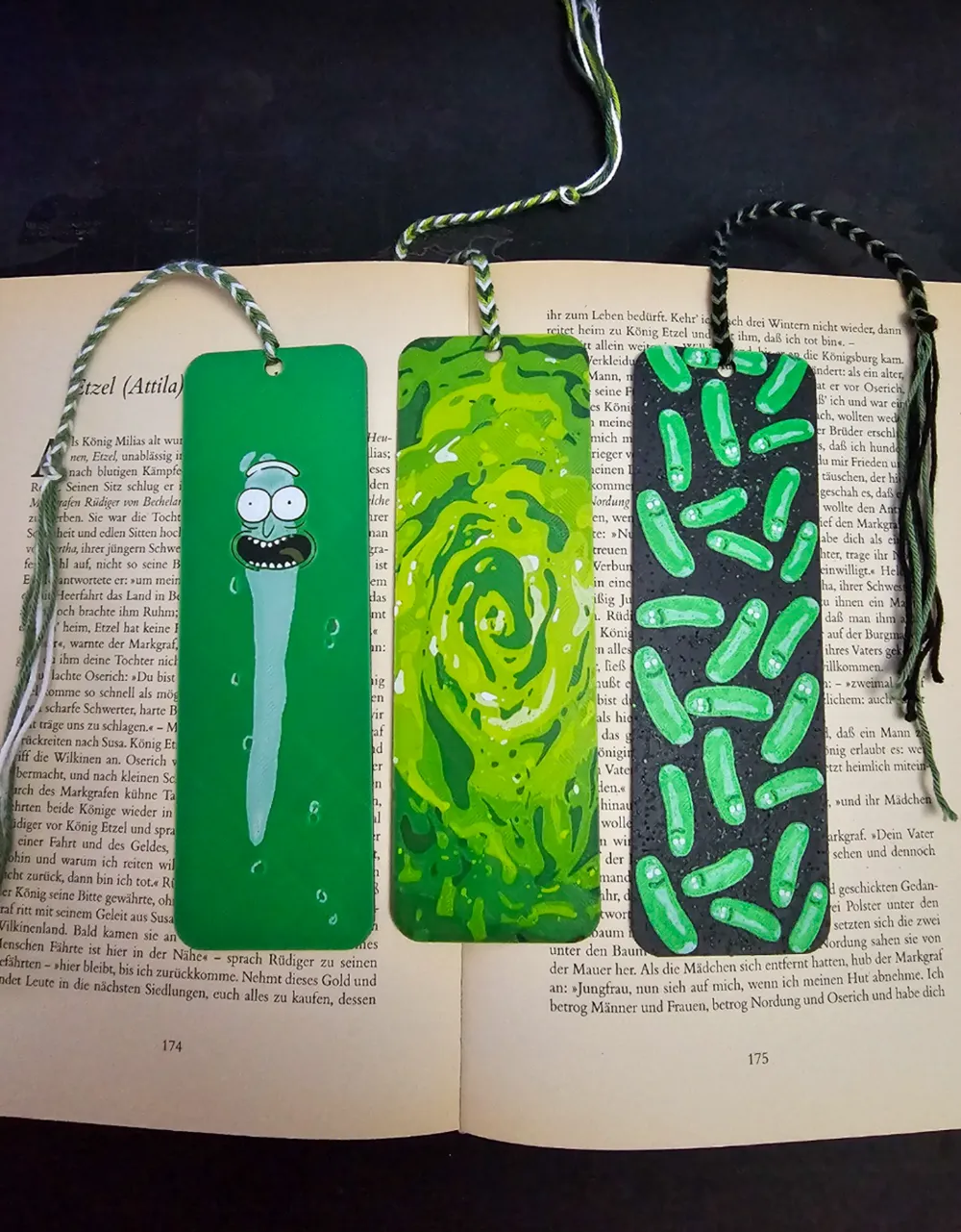 Rick and Morty Bookmark Collection - HueForge by Think3D - MakerWorld