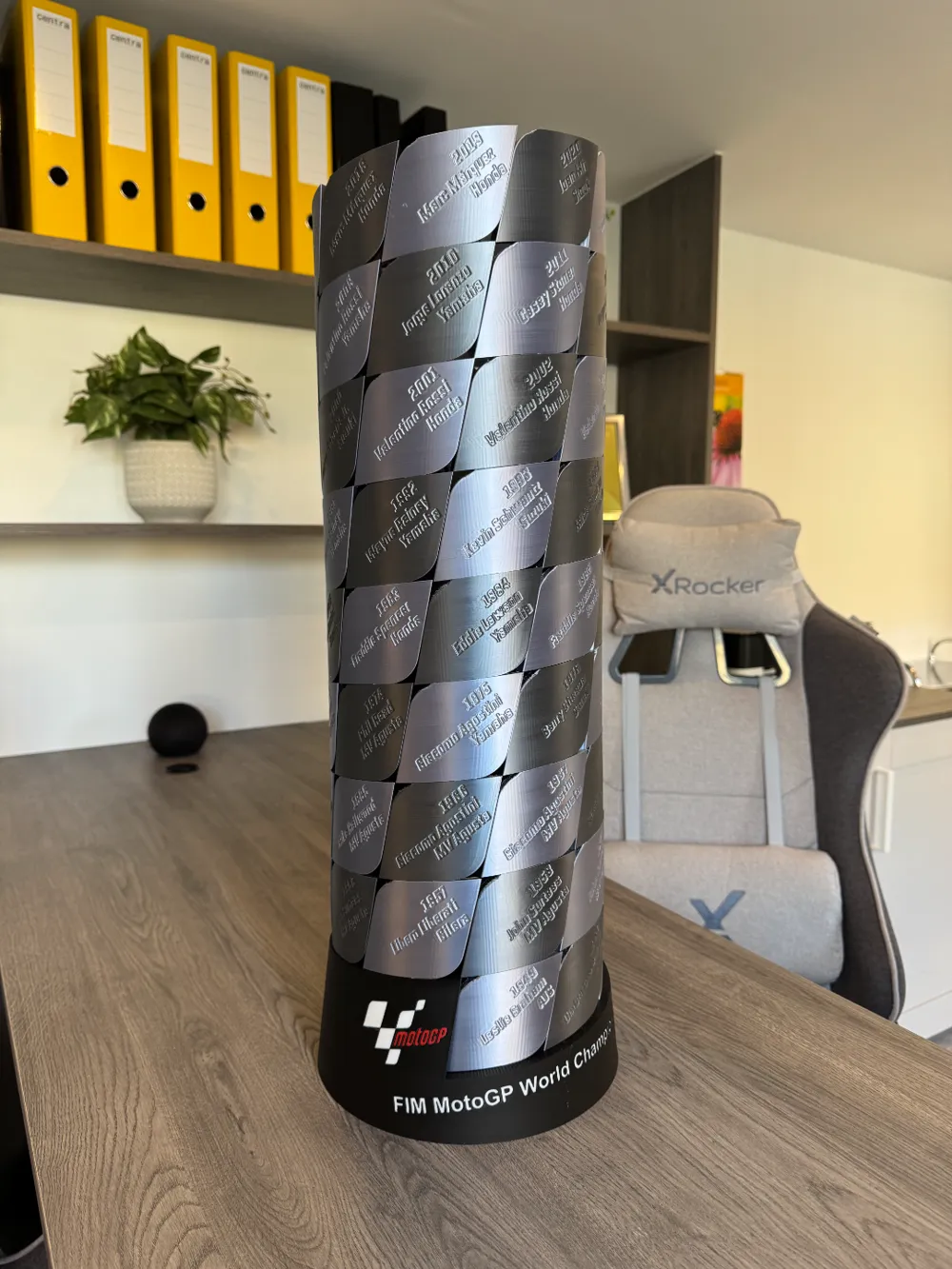 MotoGP World Champions Trophy - Free 3D Print Model - MakerWorld