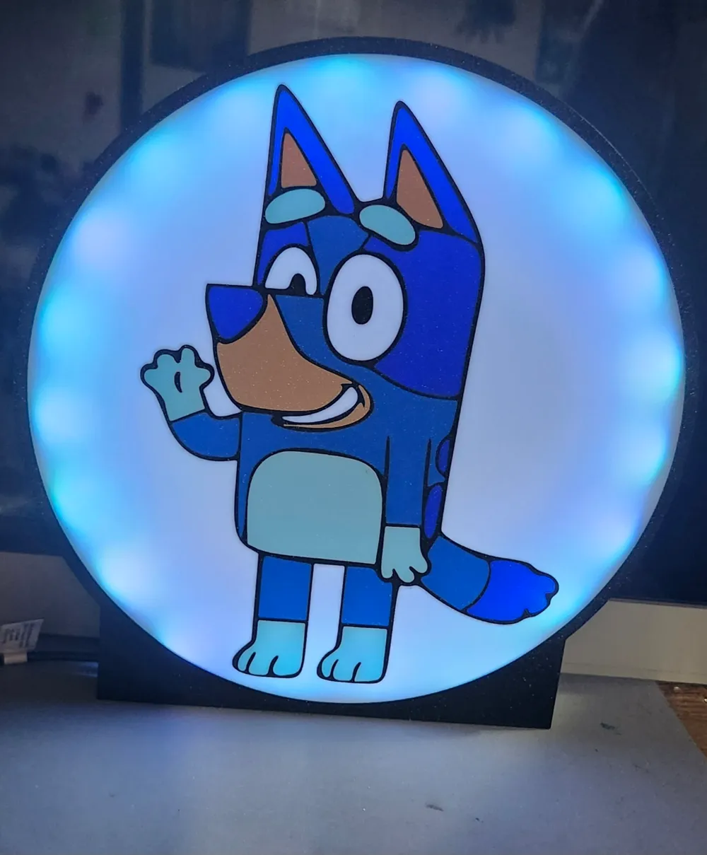 Bluey Light Box by Sean's Crazy Customs - MakerWorld