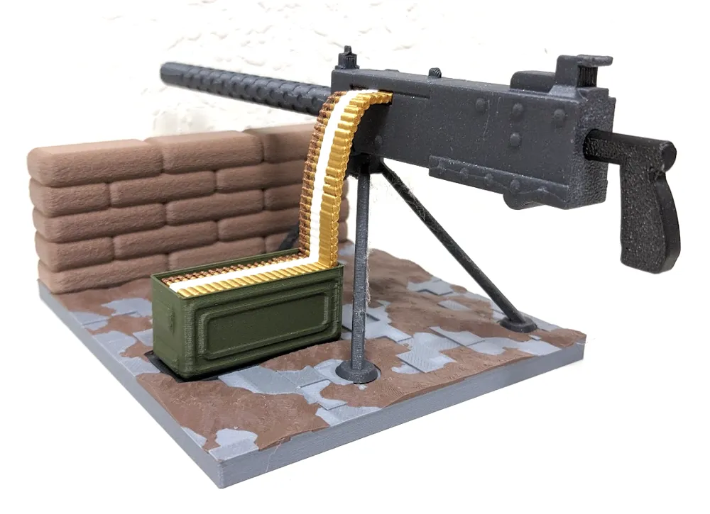 WW2 Machinegun | Browning M1919 by Rexi Labs MakerWorld: Download Free 3D Models
