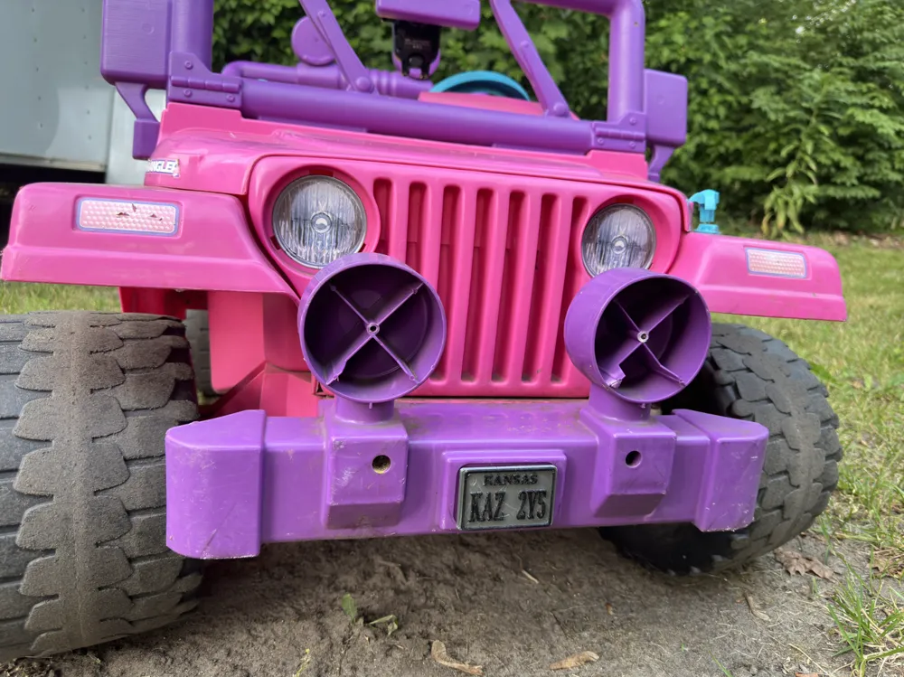 Power Wheels Custom Plate Mount by Jay Shook - MakerWorld