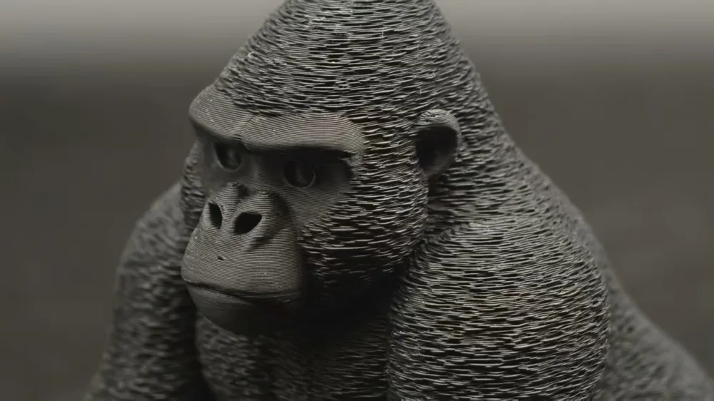 Silverback gorilla, probably the most realistic gorilla on the entire ...