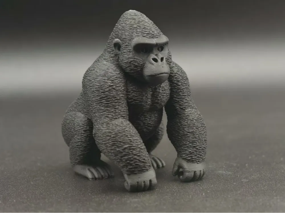 Silverback gorilla, probably the most realistic gorilla on the entire ...