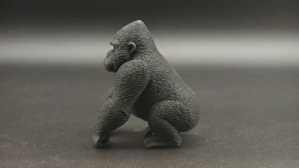 Silverback gorilla, probably the most realistic gorilla on the entire ...