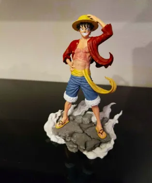 Luffy Figure WITHOUT COLOR - Free 3D Print Model - MakerWorld