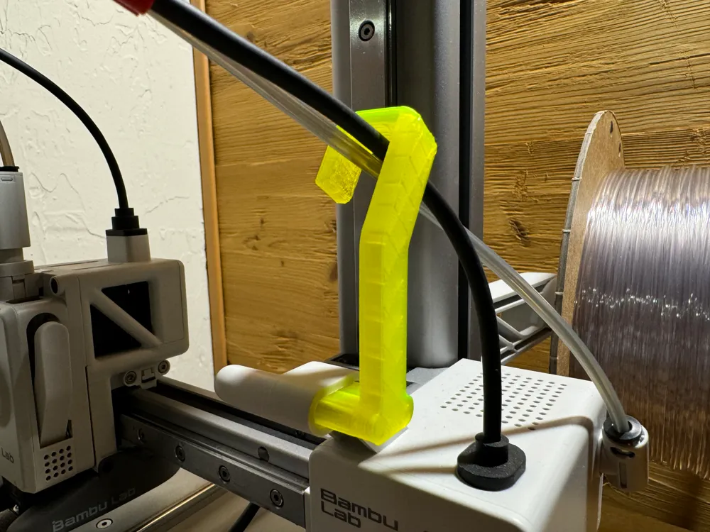 A1 and A1 Mini PTFE and extruder cable guide by John Connor MakerWorld: Download Free 3D Models