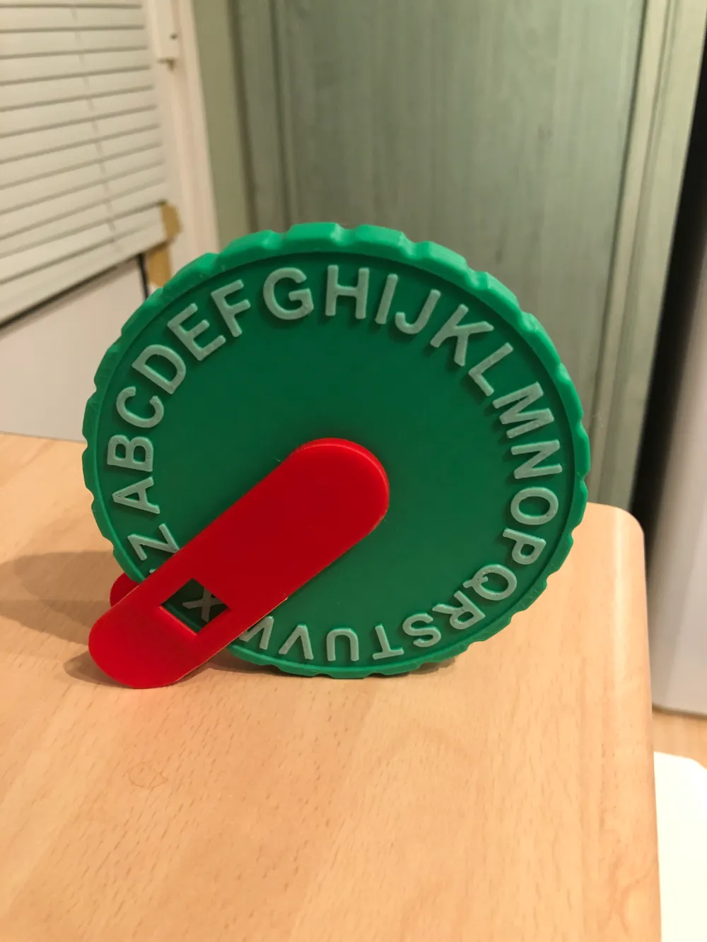 The Letterman Fidget Letter Spinner Toy with View port by kevr102 ...